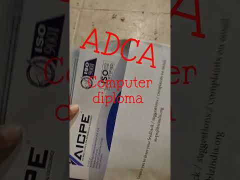 ADCA computer diploma course certificate #nielt#viral #shorts#computers