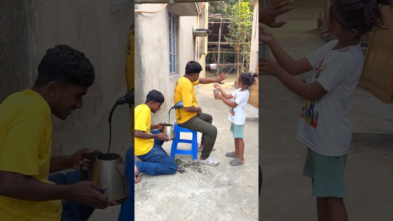 This is not normal drinking… this is talent 😂 #FunnyVideo #ColdDrink #Talent #FunMoments #trending