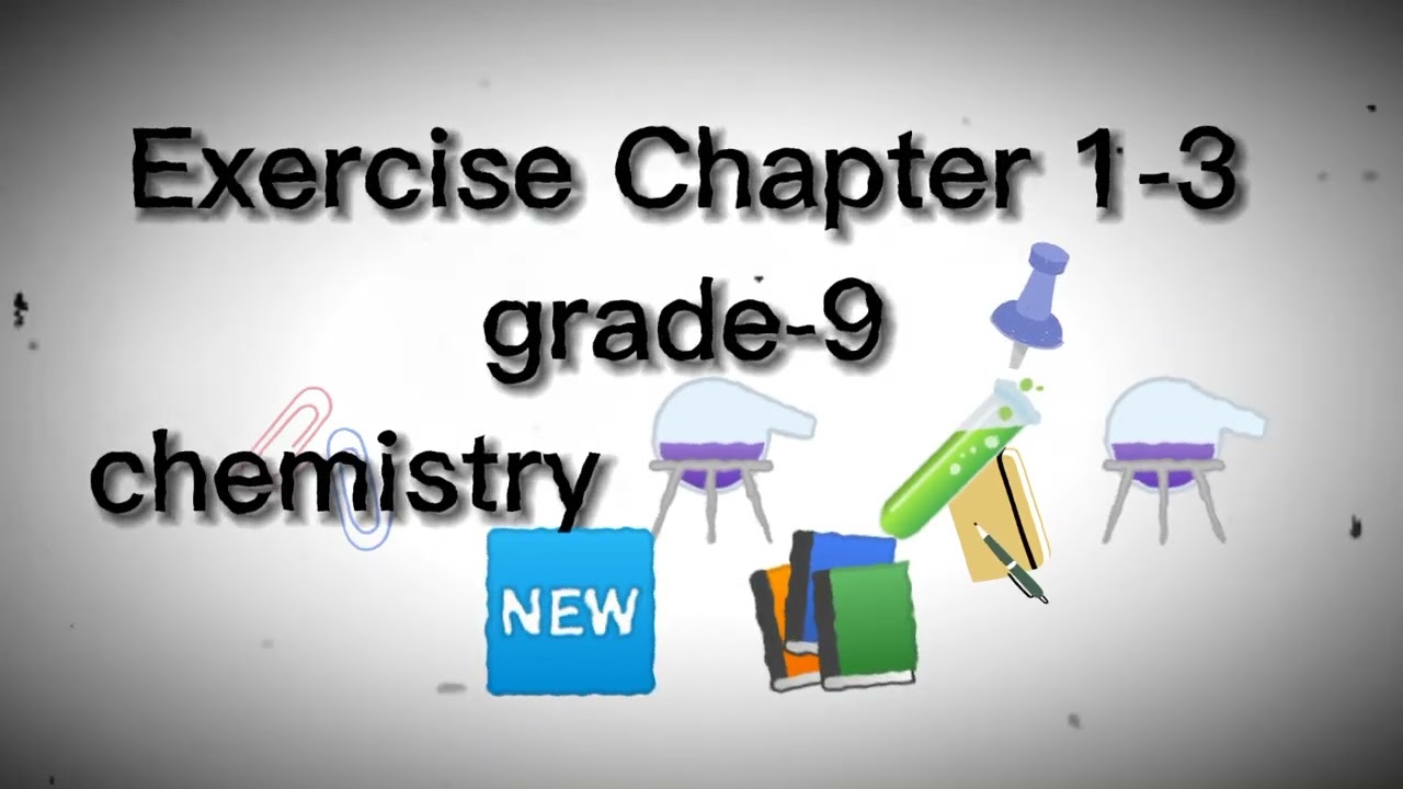 9th Class Chemistry solved exercises pdf chapter 1-3