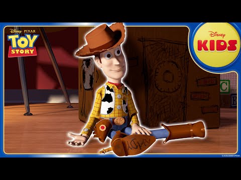 The Toy Story of Woody đ¤ â | Pixar's Toy Story | @disneykids