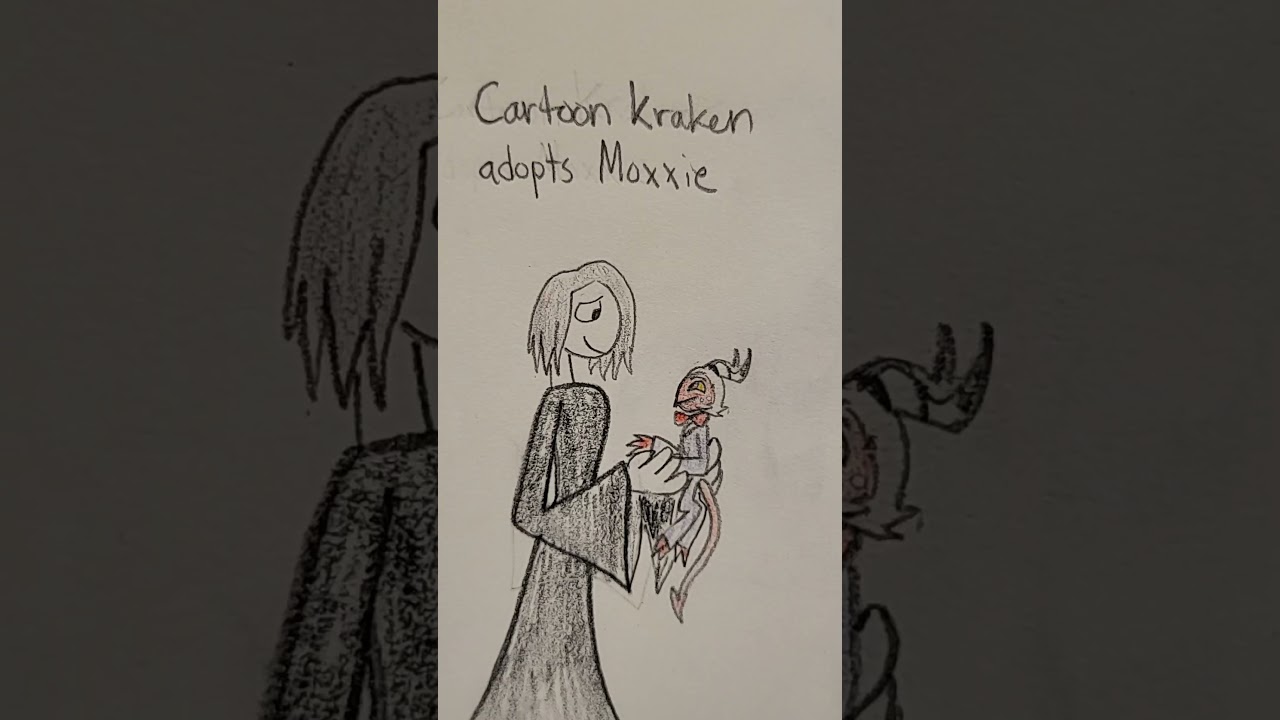 Cartoon Devil and Cartoon Kraken adopt Charlie and Moxxie (Adoption AU) #hazbinhotel #helluvaboss