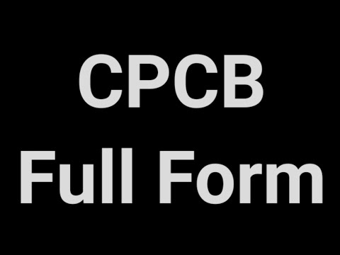 CPCB Full Form || CPCB || Full Form || CPCB Meaning