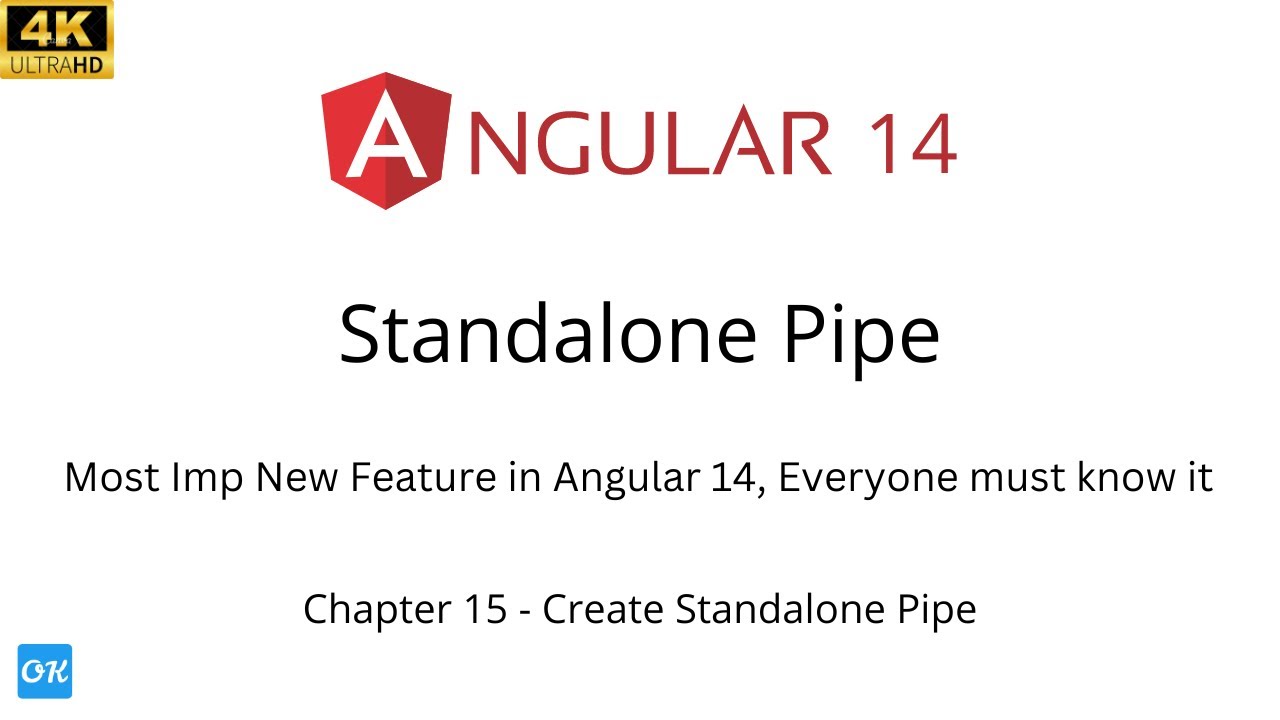 Ch 15 - Angular Standalone Pipe | Angular 14 Tutorial for Beginners