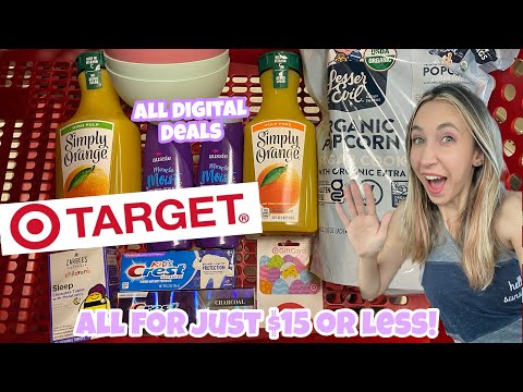 TARGET HAUL 3/26-4/1 EASY ALL DIGITAL DEALS | ALL FOR JUST $15 OR LESS