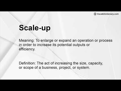 Scale-up Meaning