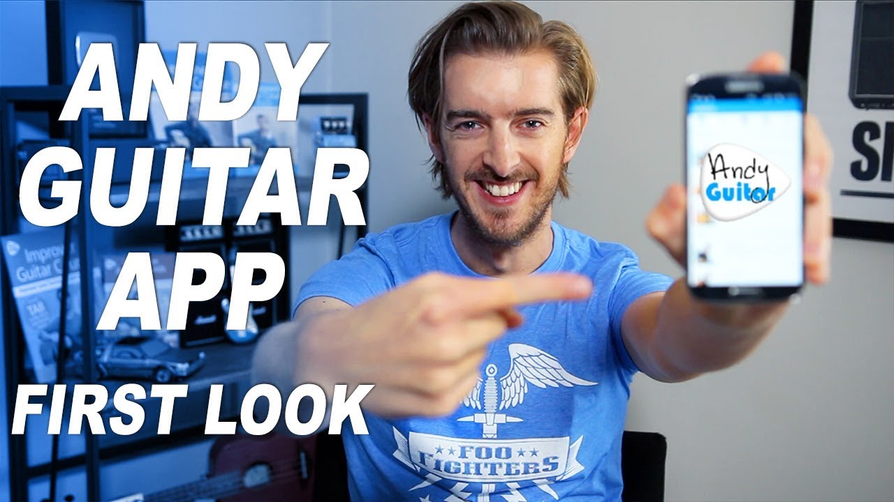 FREE Andy Guitar APP -  FIRST LOOK - available now!