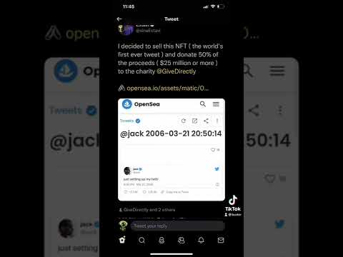 Jack Dorsey’s First Tweet NFT Sells For $2 Million LOSS!!!! 😱 #shorts