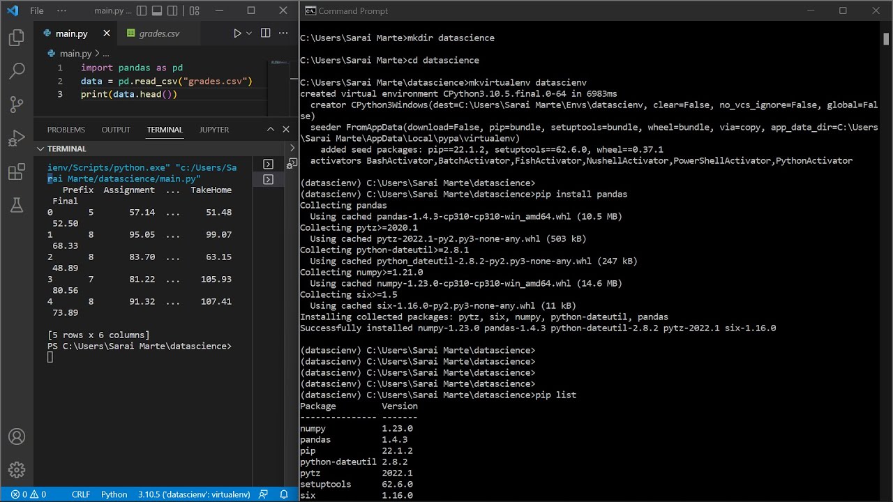 Setting up Virtual Environment in VScode for my datascience projects| Day 345 Data Science
