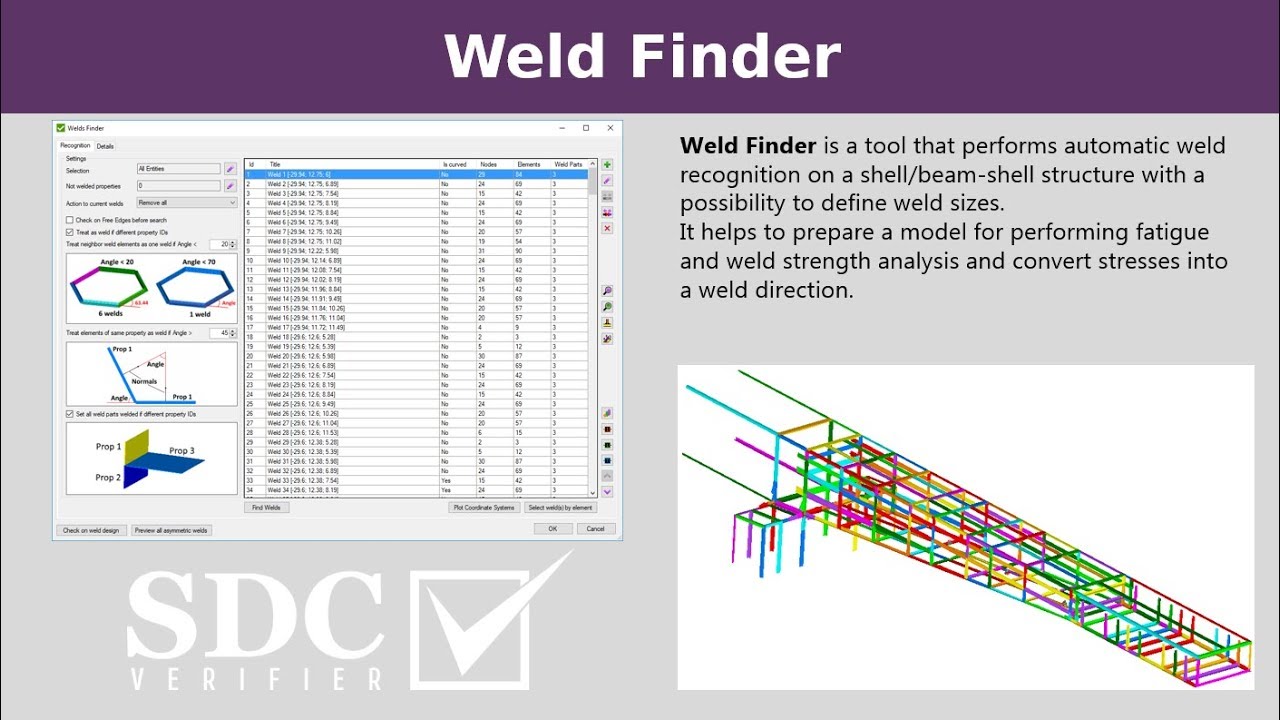 Weld Finder How To | SDC Verifier