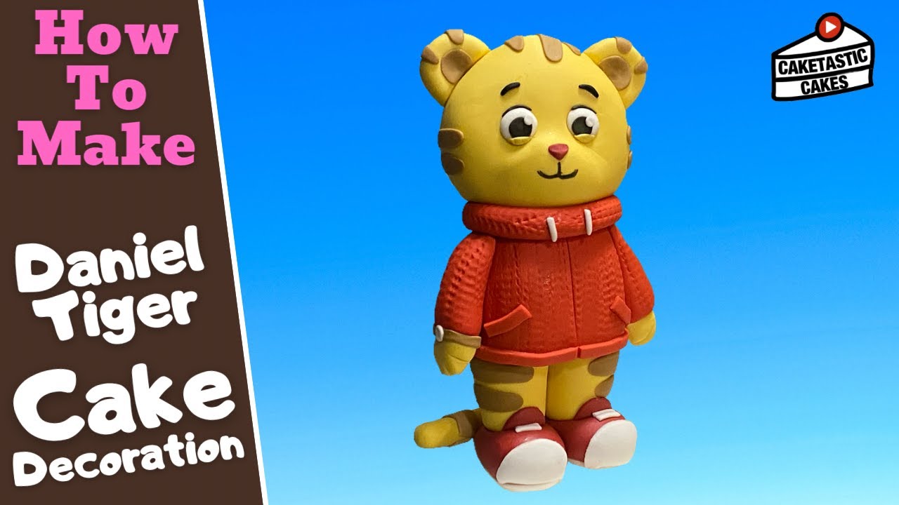 Daniel Tiger's Neighborhood Cake Tutorial - How to Make Daniel Tiger Cake Topper