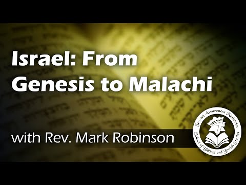 Israel: Genesis to Malachi Lesson 1