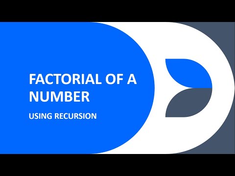 Java Program to Find Factorial of a Number using Recursion | Learn With Anthony