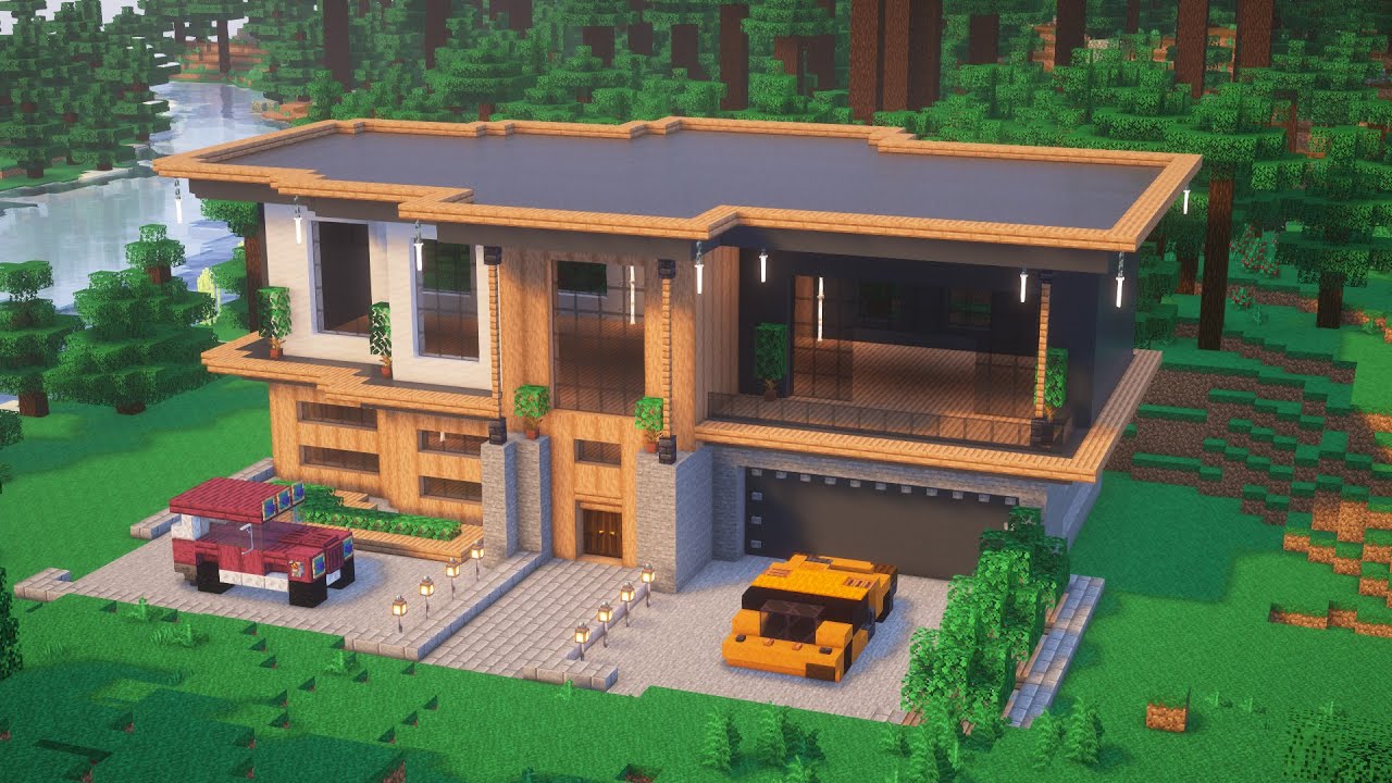 Beautiful*Easy House⚒️/Minecraft How To Build - Minecraft Builders