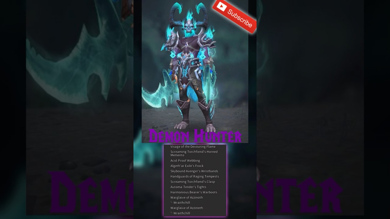 TRANSMOGS - Demon Hunter 