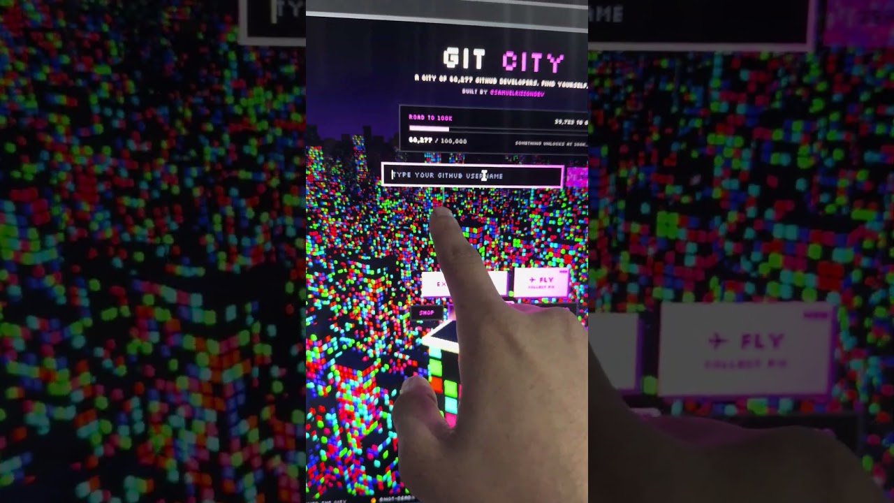 GitHub profiles turned into a whole digital city 😱💻