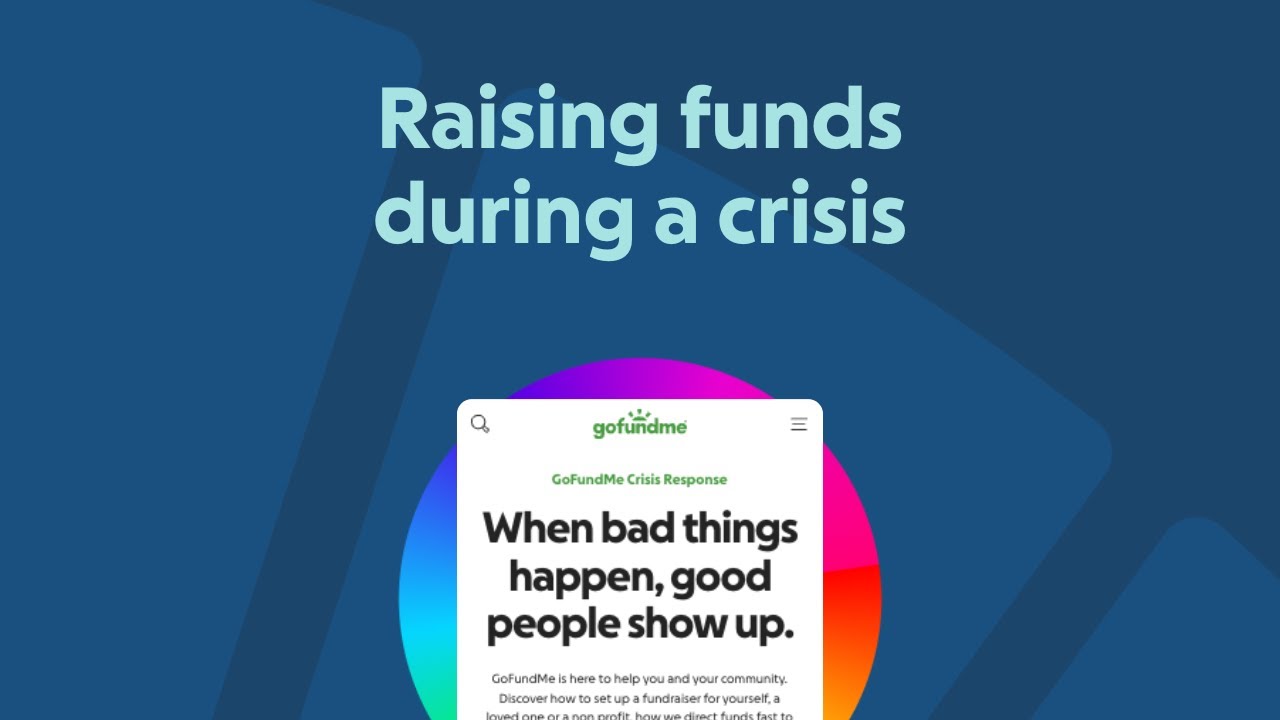 Using GoFundMe during a crisis