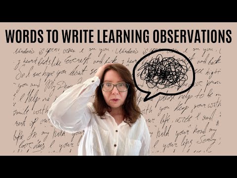 How to write observations in childcare using EYLF and Victorian planning cycle book