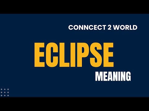 What Does eclipse Means || Meanings And Definitions With Example in ENGLISH