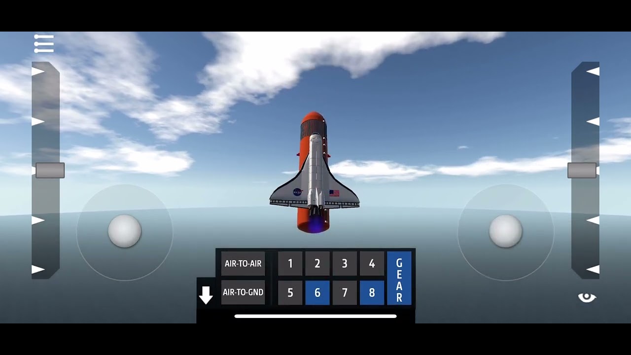 Challenger shuttle test in SimplePlanes