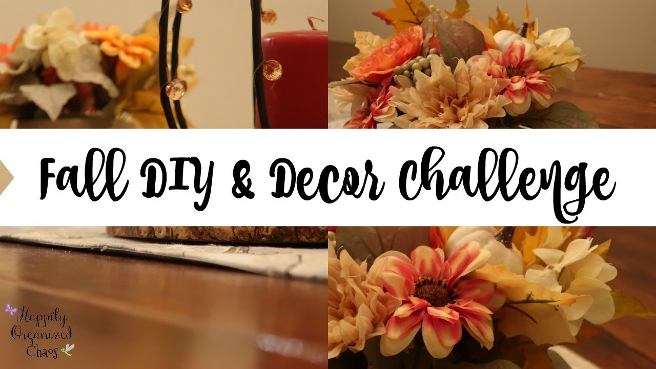 Fall DIY & Decor Challenge | Fabulous Fall Floral Arrangement
