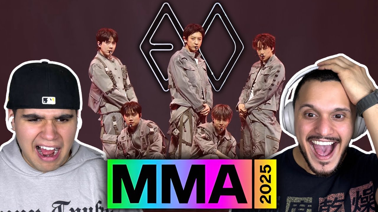 FIRST TIME REACTING TO EXO - 늑대와 미녀 + Monster + 전야 + Love Shot + 으르렁 + Back it up AT MMA 2025