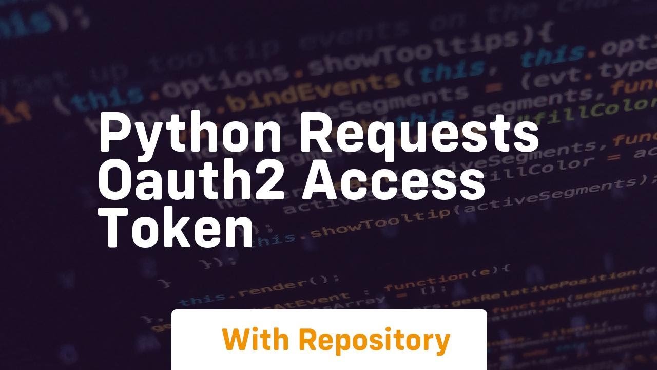 python requests oauth2 access token