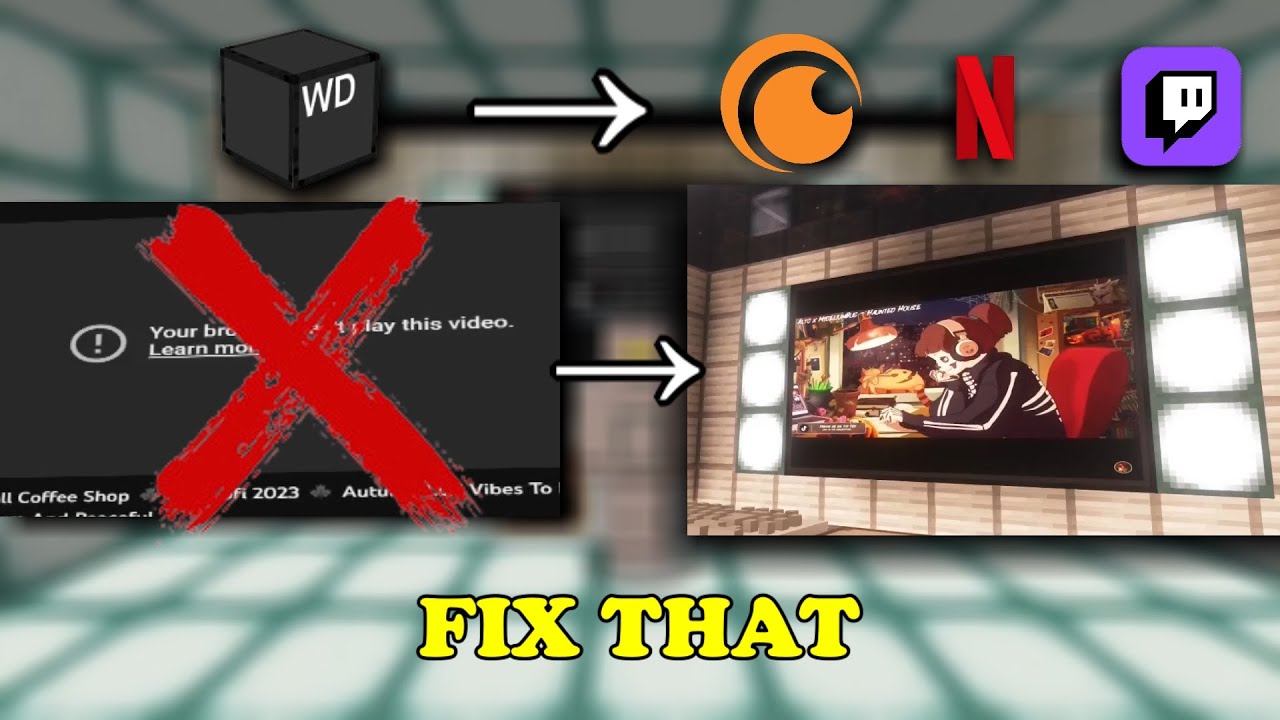 Web Displays Mod • Enable Streams and Video Players! (Minecraft Tutorial)