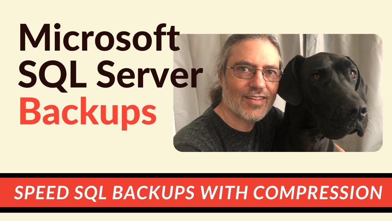 SQL Server Backups: Speed SQL backups with COMPRESSION