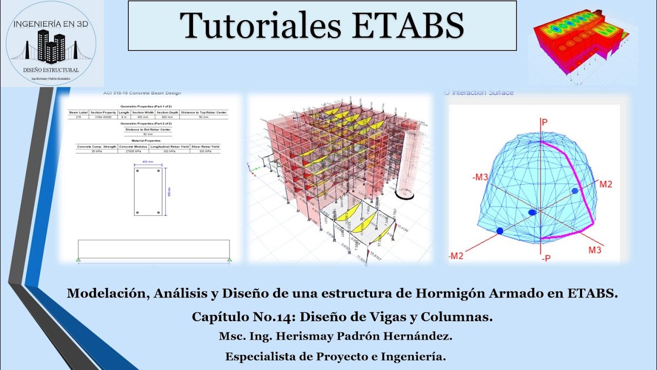 Curso Completo.Cap.14¿Cómo realizar el diseño automatizado de vigas y columnas en ETABS paso a paso?