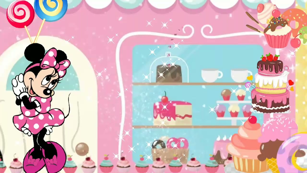 Convite Minnie confeitaria para editar