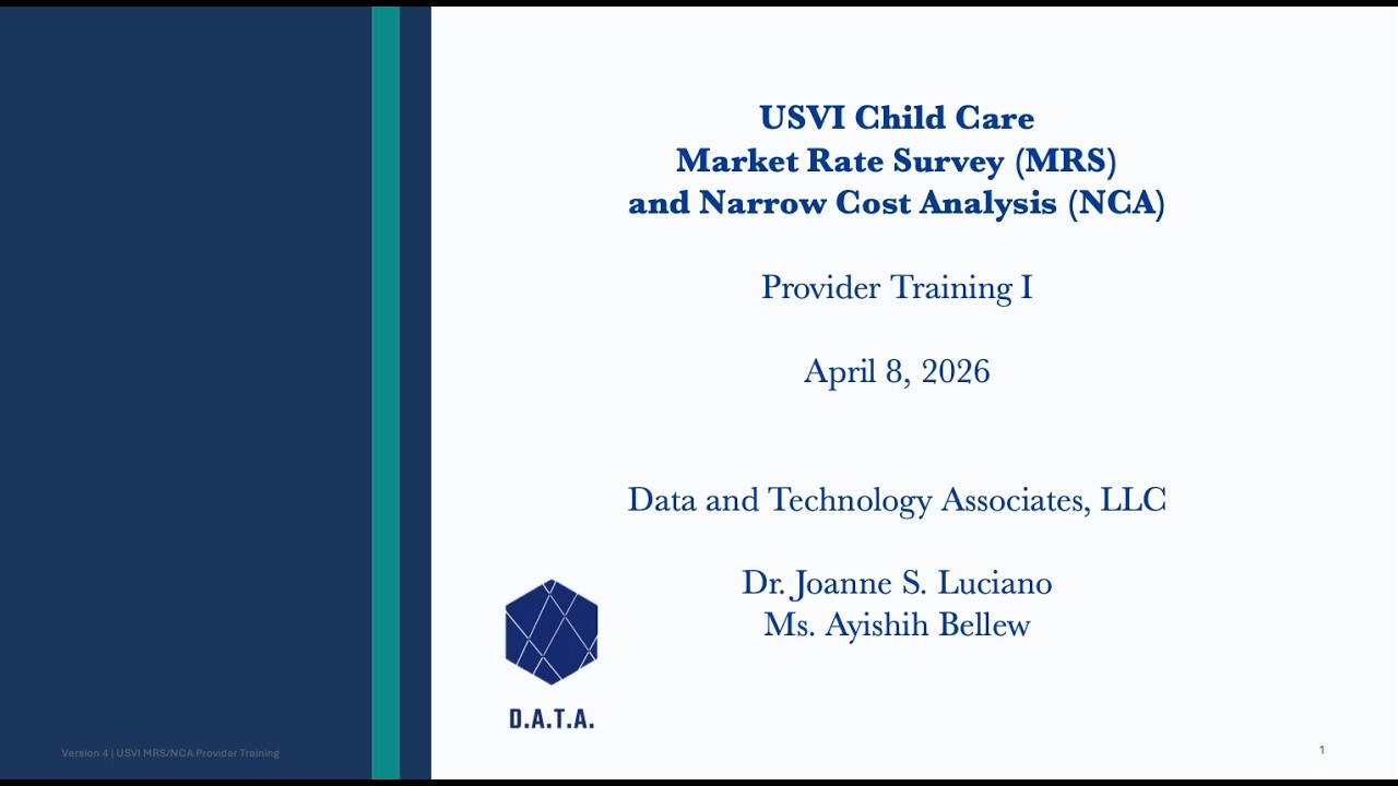 VI Gov DHS OCCRS Prof DevMarket Rate Survey Training 1 2026-04-08 Recording