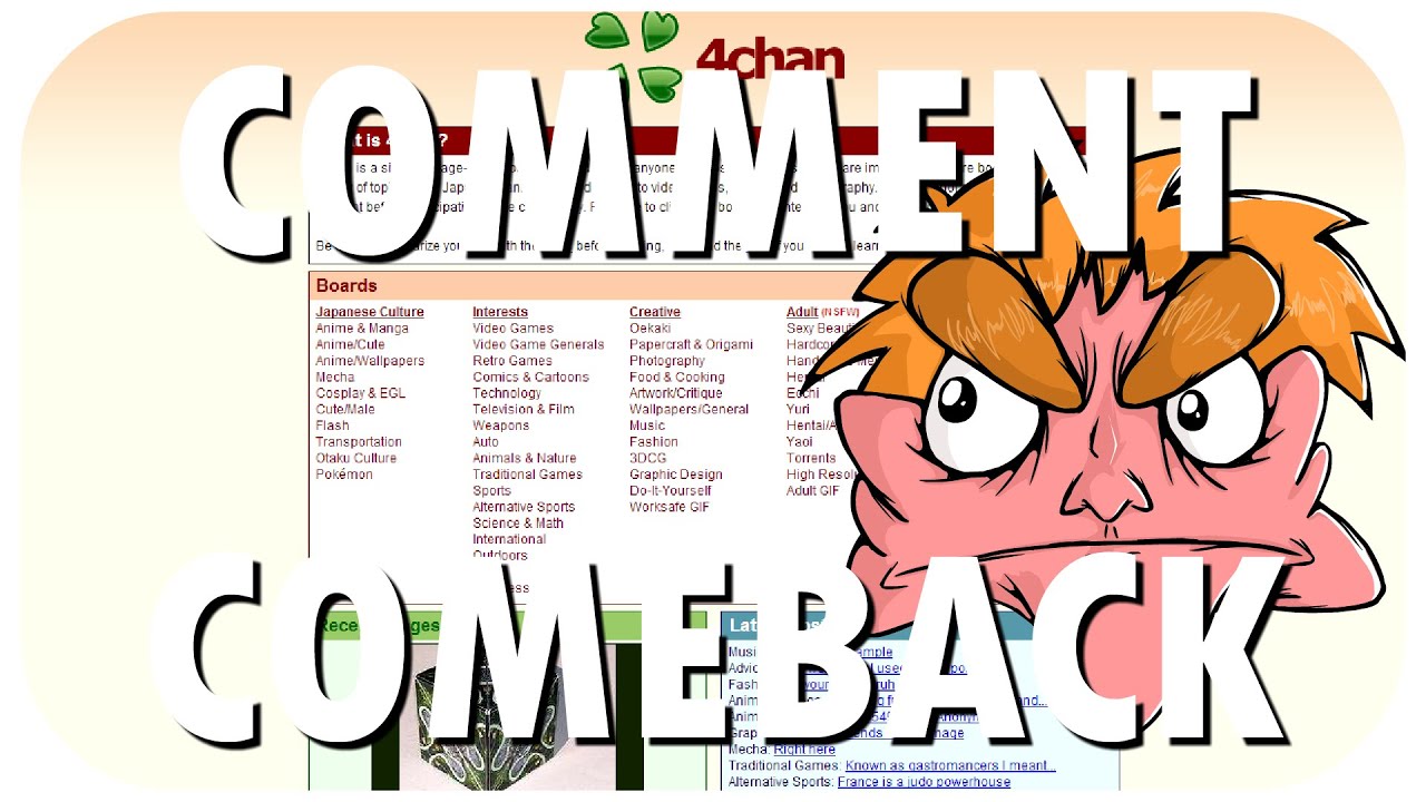 Comment Comeback: I HATE 4chan