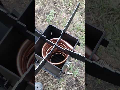 Big Rocket Stove Oven Water Heater!!! Rocket Stove for cooking food and hot water.