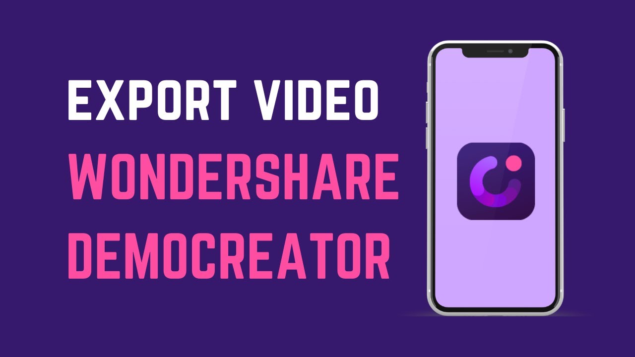 How to Export a Video from Wondershare Democreator | Updated