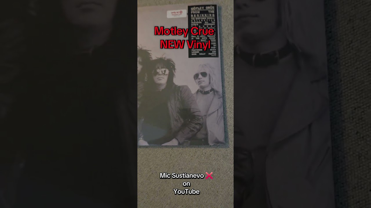 Motley Crue NEW Vinyl #youtube #youtubeshorts #shortvideo #entertainment #motleycrue #tiktok