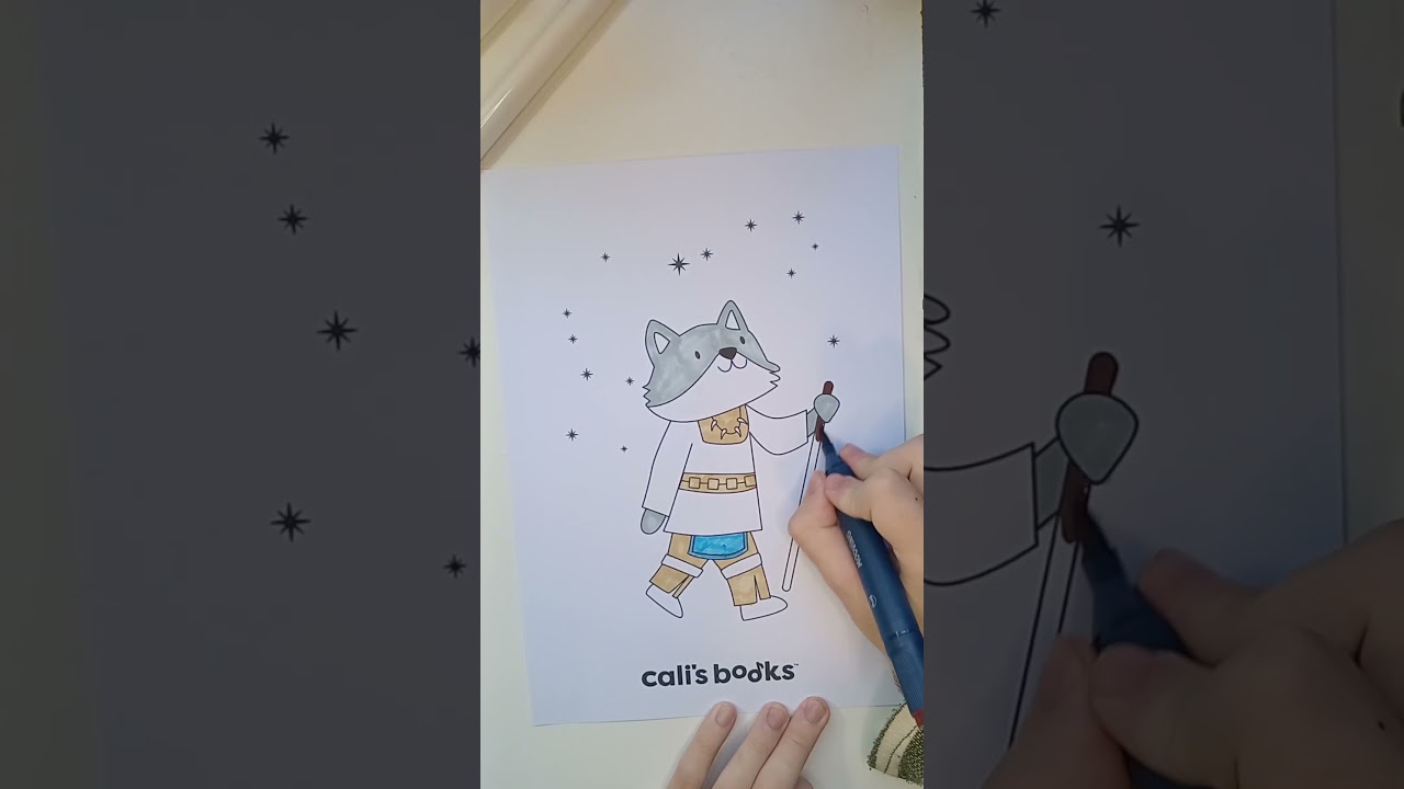 FREE Wolf Coloring Printable + Mohawk Audio | Cali's Books
