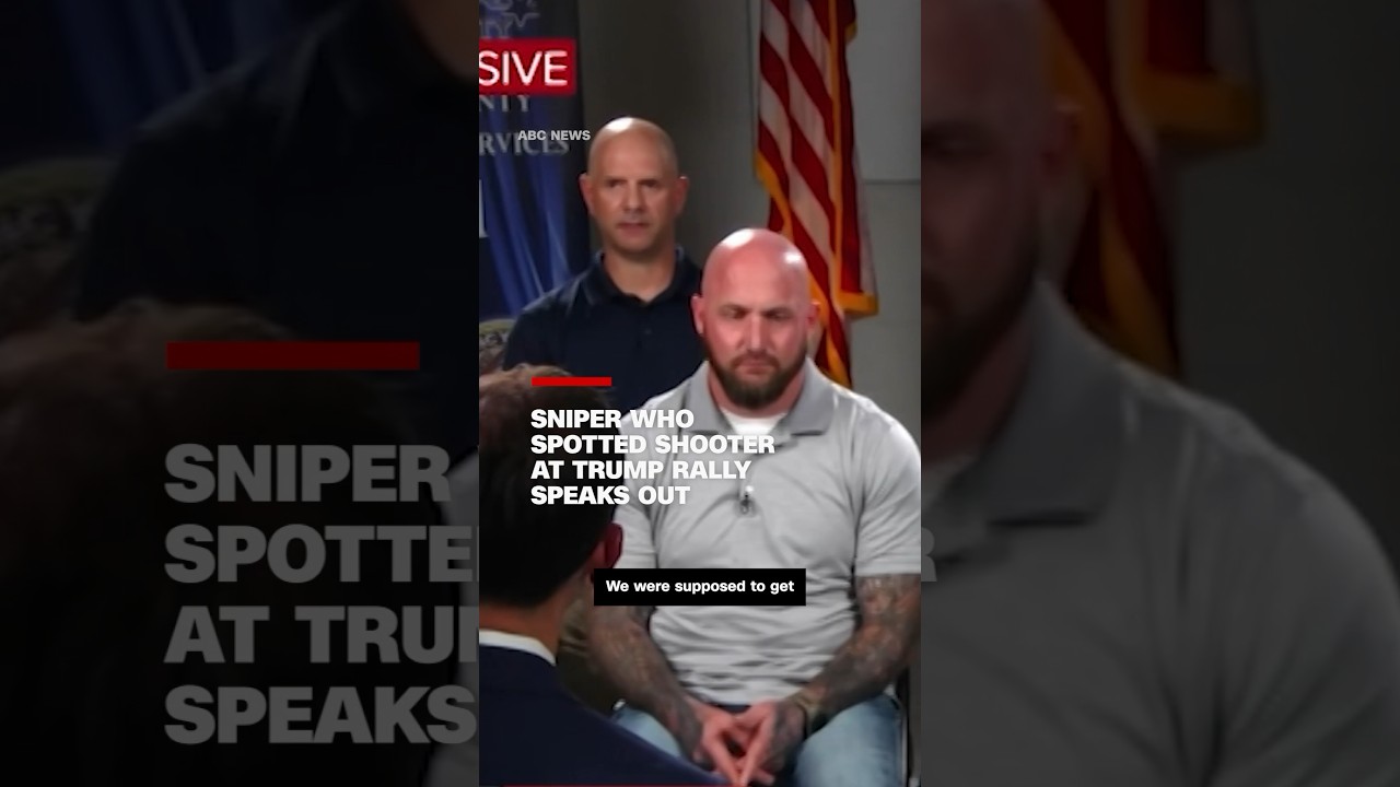 Sniper who spotted shooter at Trump rally speaks out