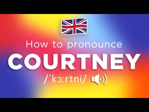 How To Pronounce Courtney (100% NATIVE!!)