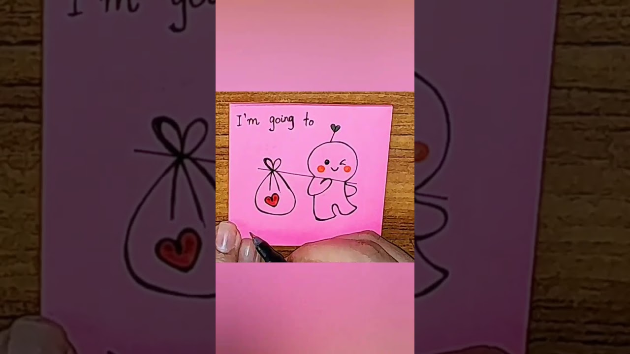 Sticky notes Drawing #youtube #youtubeshorts #ytshorts #art