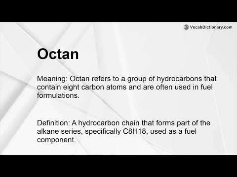 Octan Meaning