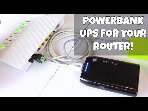 Stay online with a powerbank UPS