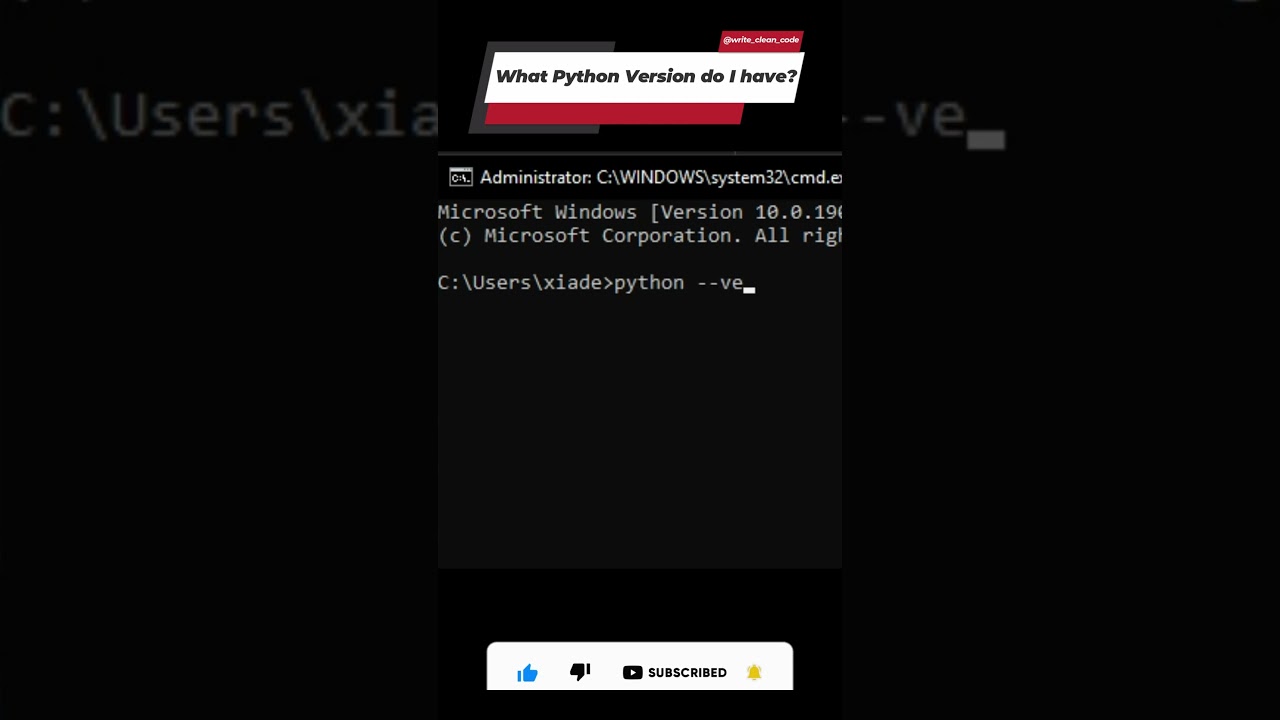 What Python Version do I have?