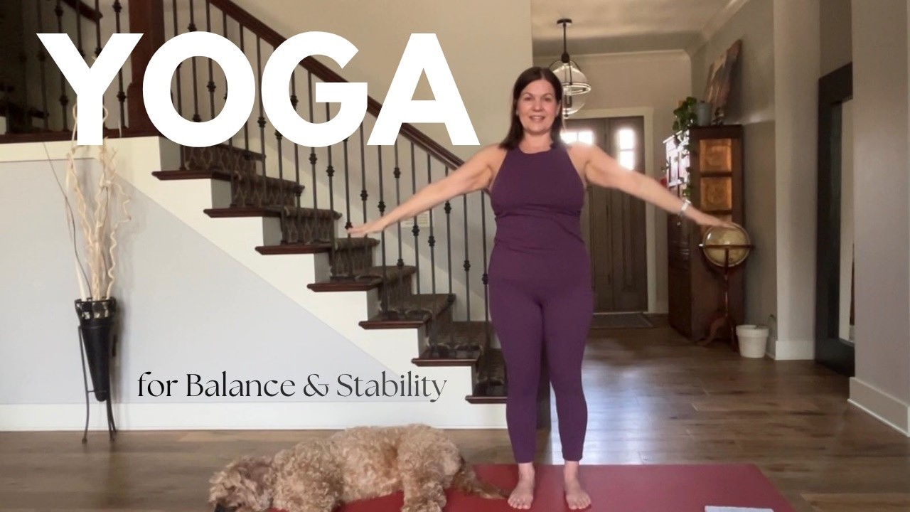 10-minute | 3 Standing Yoga Poses to Stabilize Balance and Build Strength for Absolute Beginners