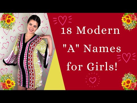 18 Modern Trending Baby Girl Names Beginning with the Letter A