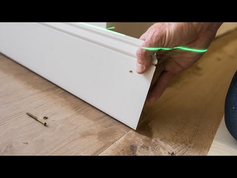 Why we scribe our baseboard to the floor