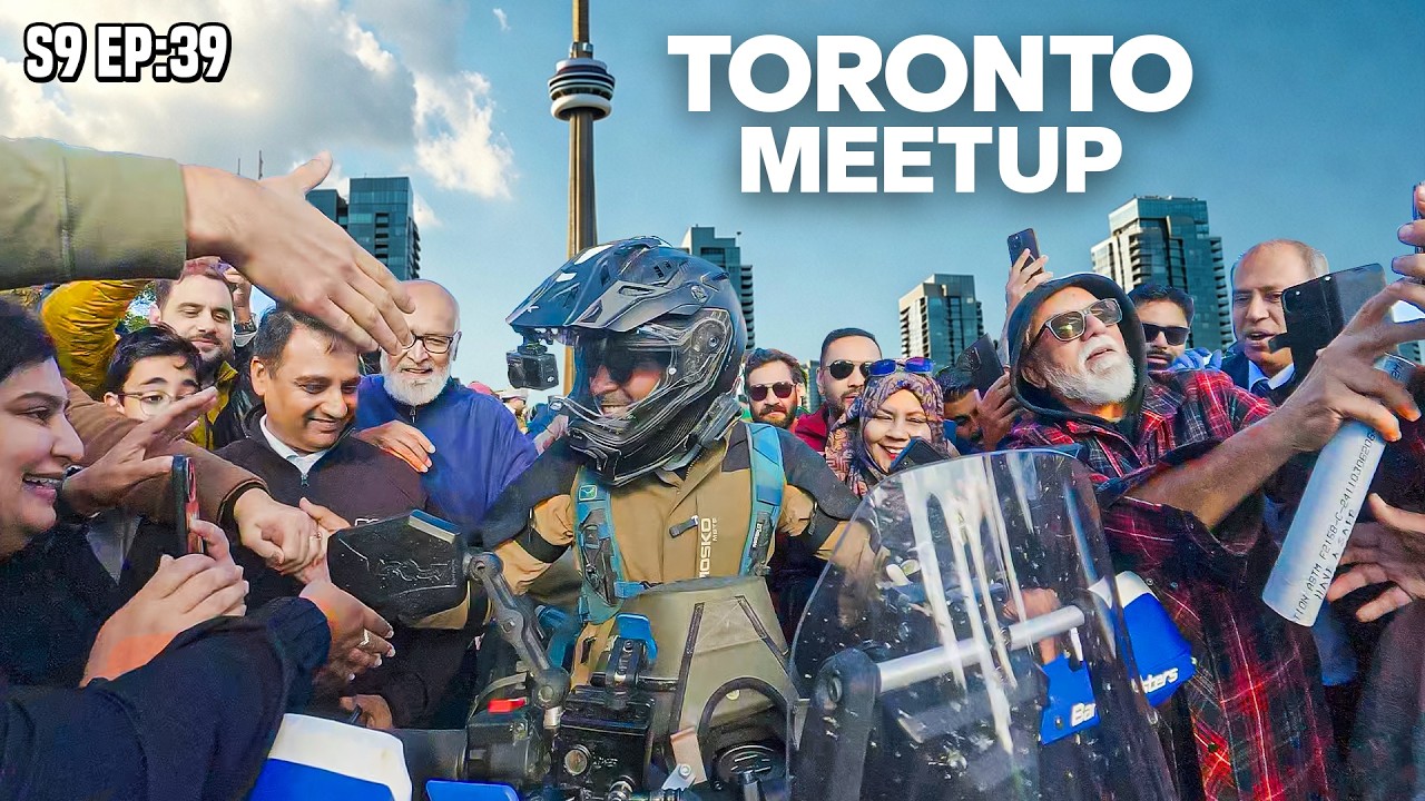 This was INSANE Meetup in Mississauga 🇨🇦 S9 EP 39 | Pakistan to Americas Motorcycle Tour