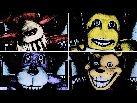 FNAF 1 Remake Jumpscares with Color