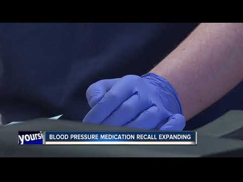 Blood pressure medication recall expands again to include losartan