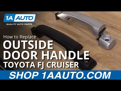 How to Replace Outside Door Handle 07-14 Toyota FJ Cruiser