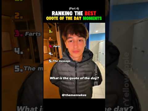 RANKING Best Quote of the Day Moments Part 4